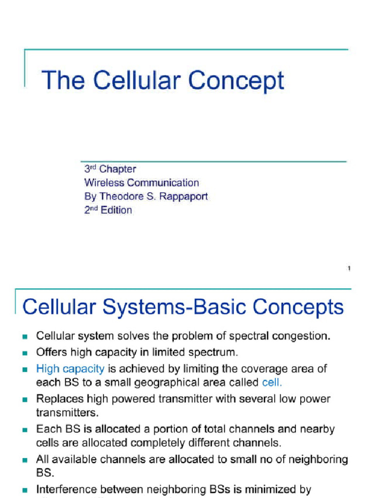 Cellular System | PDF