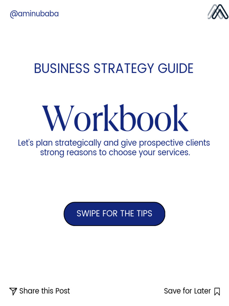Business Strategy Guide: Workbook | PDF | Marketing Strategy | Marketing