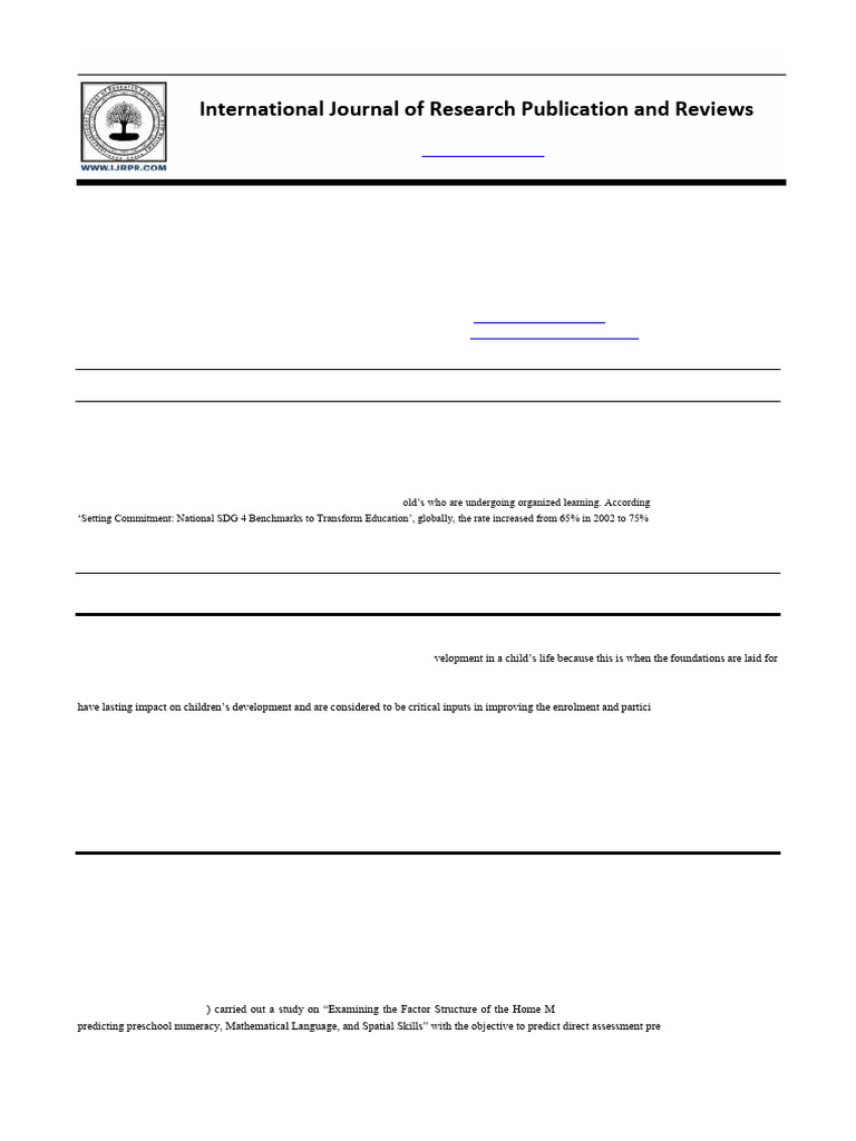 NEP-2020: ECCE Challenges & Opportunities | PDF | Early Childhood ...