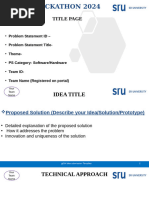 Sih Internal Hackathon 2025 Timeline | PDF