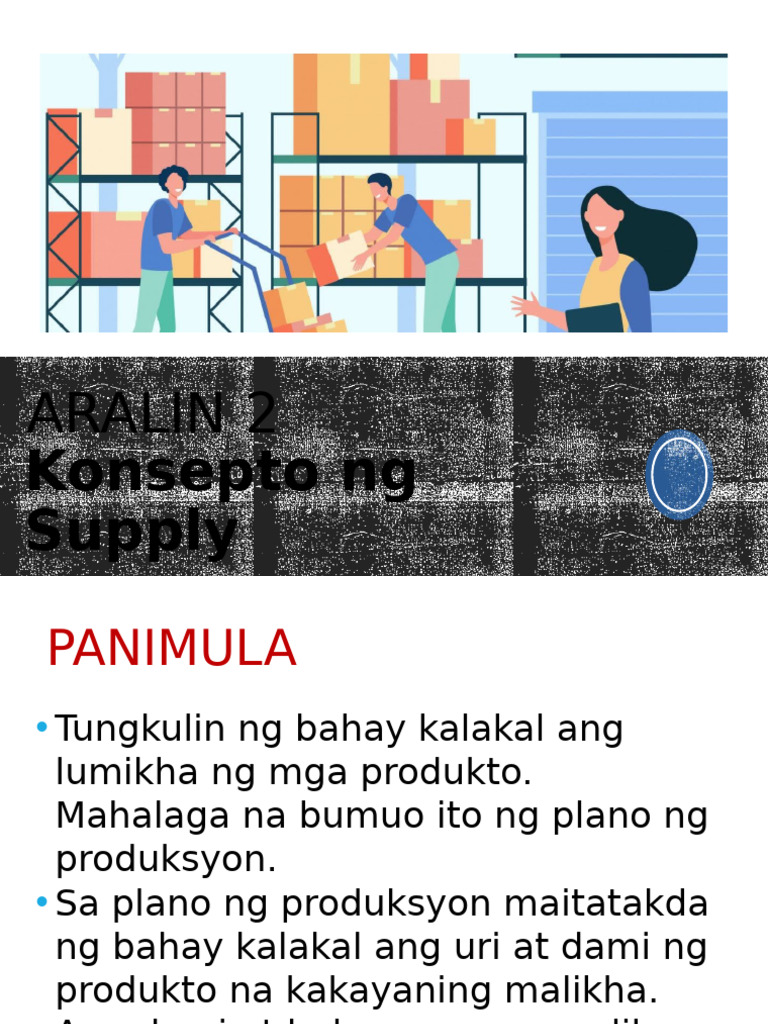 Aralin 2 Konsepto NG Supply | PDF