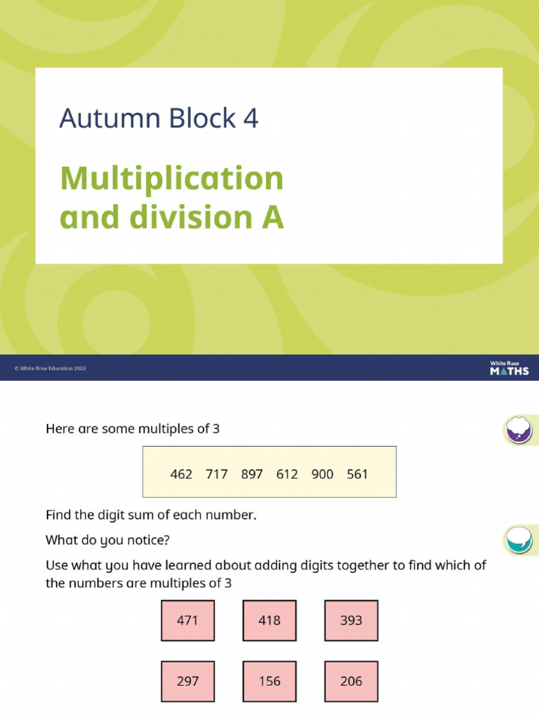 Y4 Autumn B4 Reasoning and Problem Solving 2022 | PDF