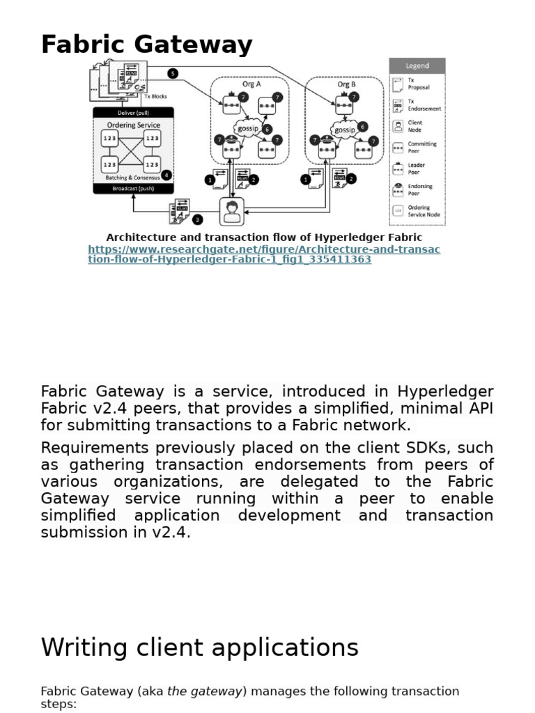 Fabric Gateway | PDF | Computer Science | Information Technology