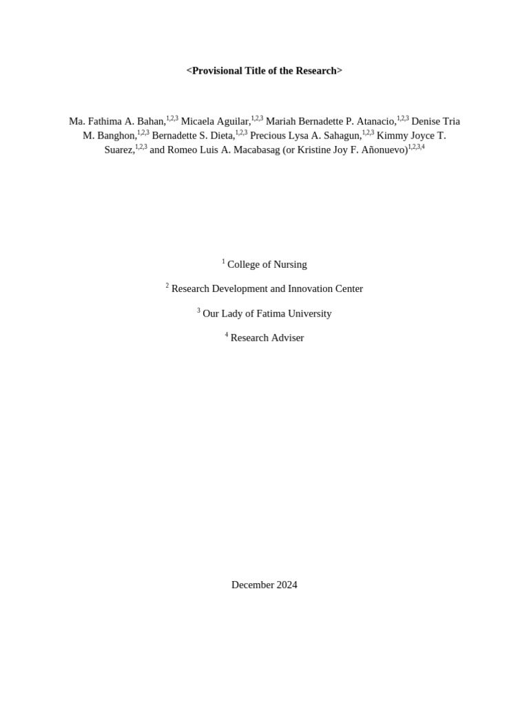 Template Manuscript | PDF