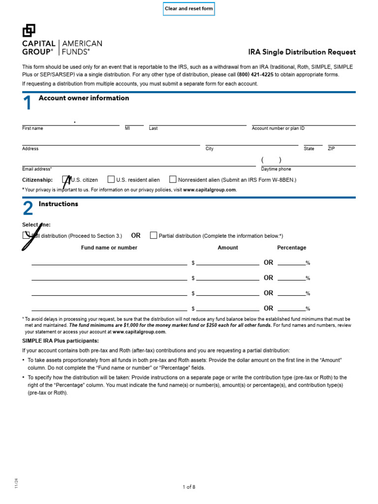 Irgefm 065 1124 Ira Form | PDF | Individual Retirement Account ...