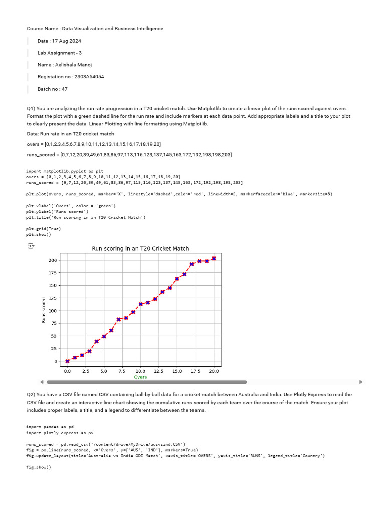 2303A54054 - Lab Assignment 3 - Colab | PDF