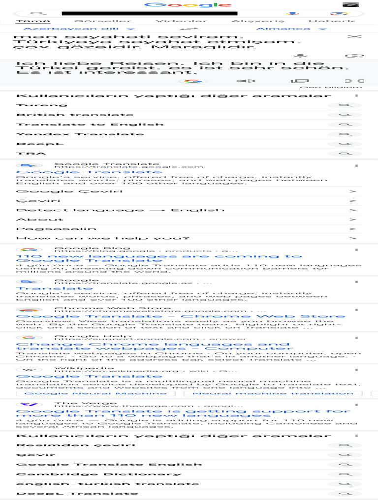 Google Translate - Google'da Ara | PDF | World Wide Web | Internet & Web
