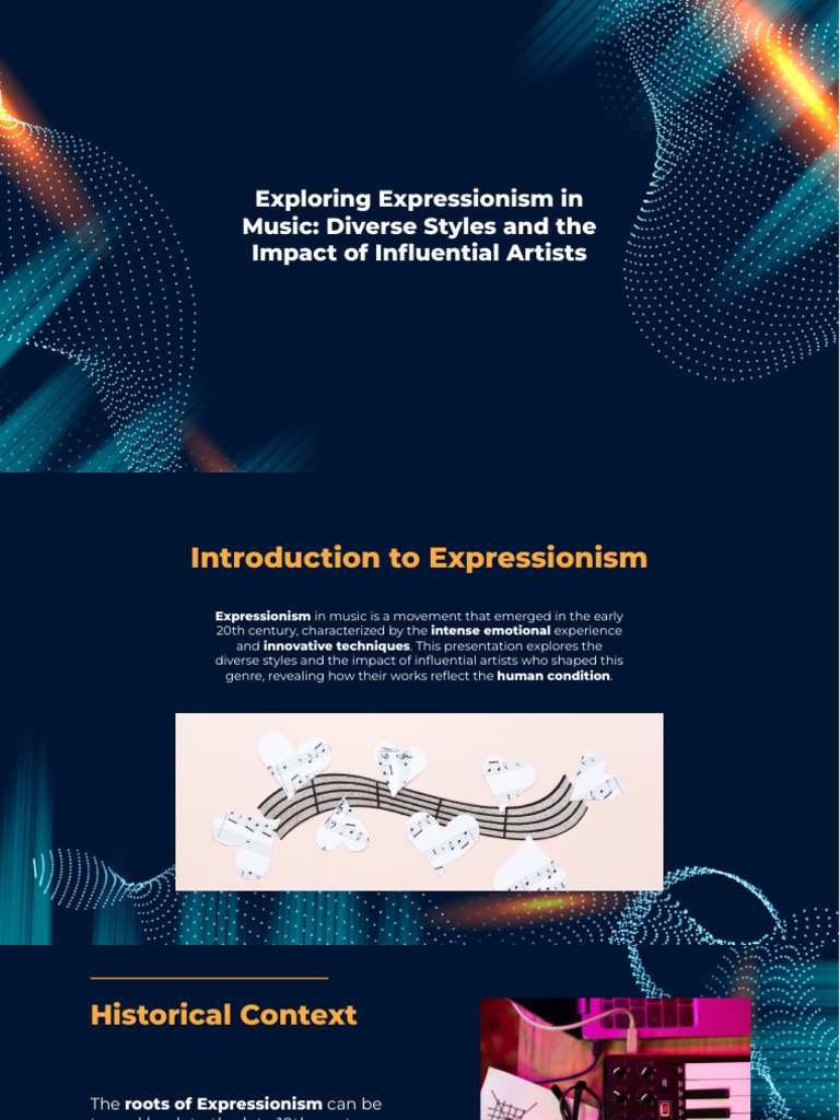 Slidesgo Exploring Expressionism in Music Diverse Styles and The Impact ...