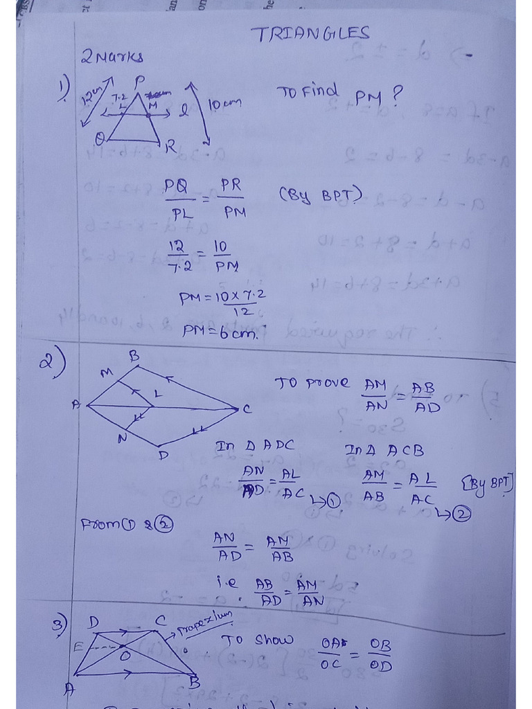Triangles Priority 1 | PDF