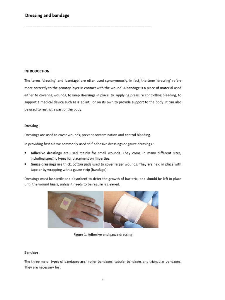 Bandage | PDF