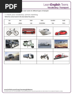 Means of Transport (Air, Water, Land) | PDF | Ships | Baggage