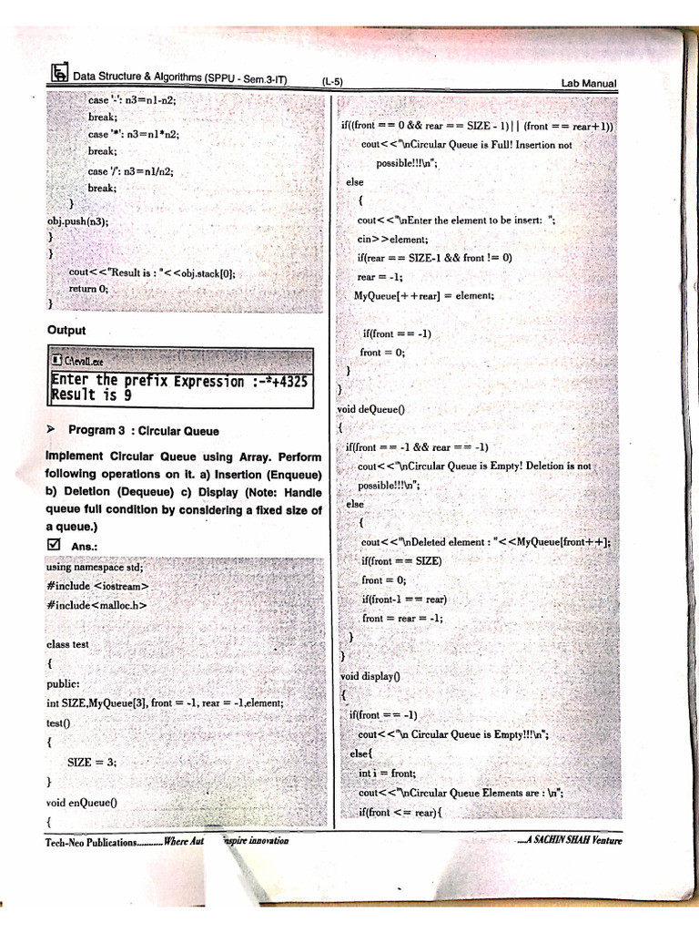 Lab 3 Circular Queue Pdf