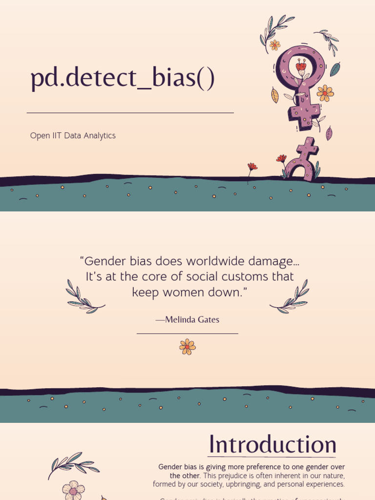 Presentation PD Detect Bias | PDF | Data Analysis | Applied Mathematics