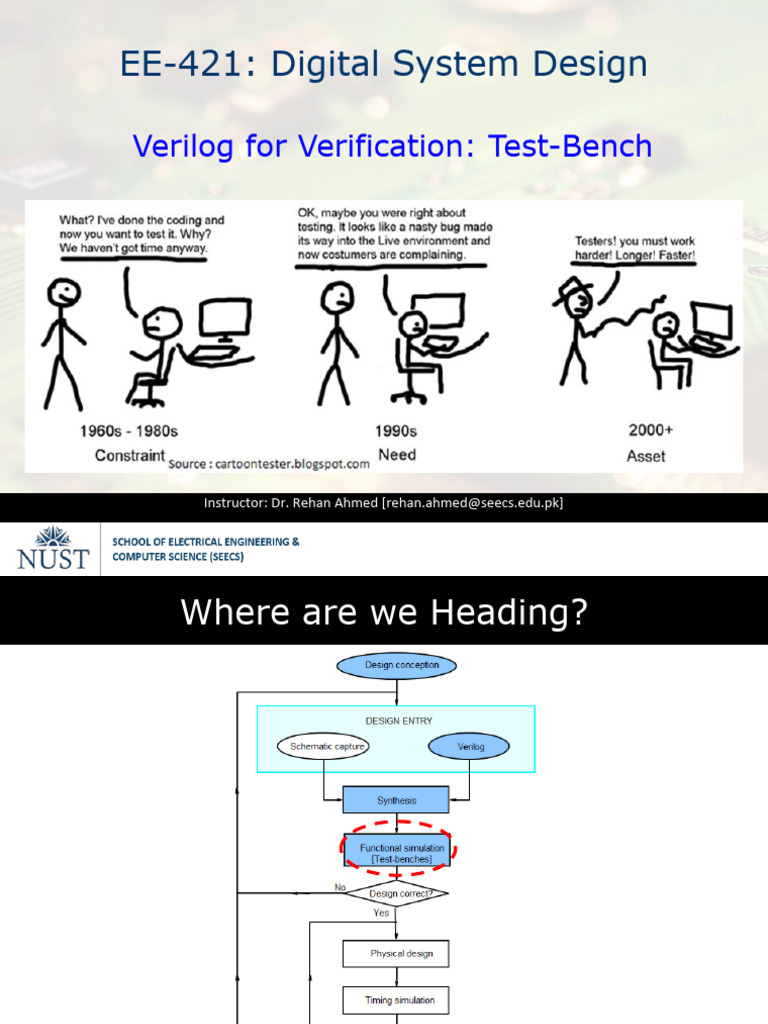 L07 Verilog - Testbenches | PDF | Systems Engineering | Software ...