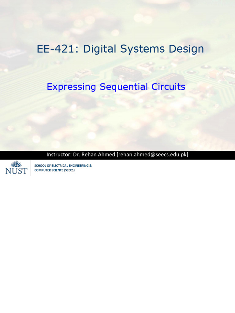 L10 Verilog - Expressing Sequential-Cct | PDF | Computer Engineering | Electrical Circuits