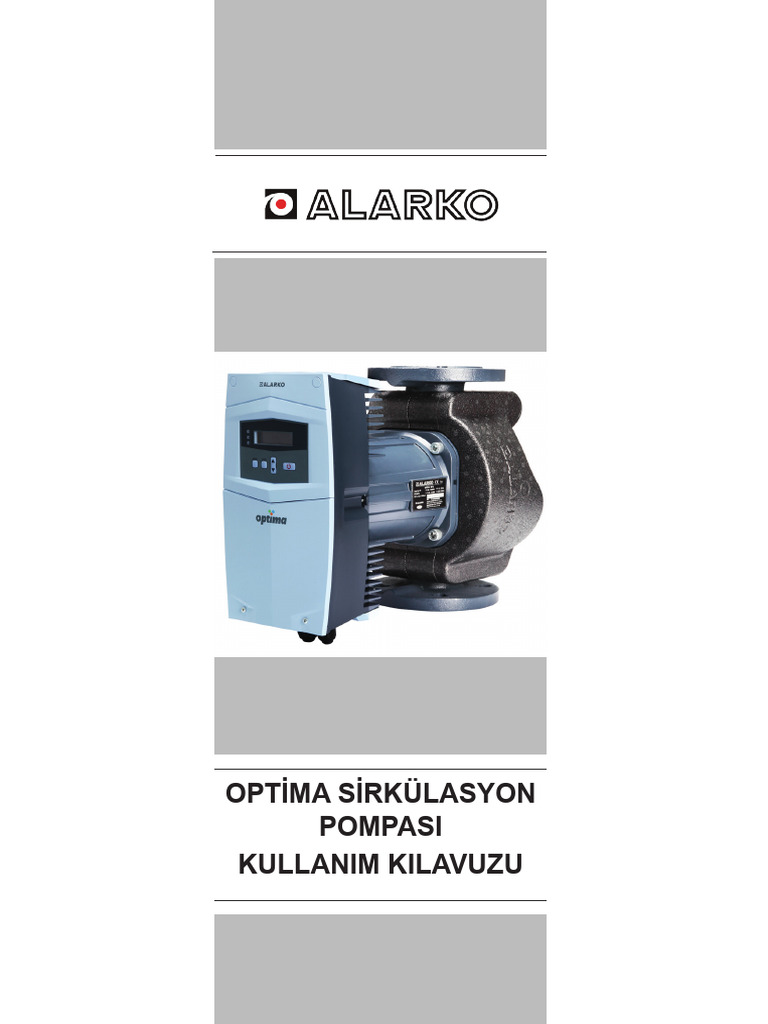 Sirkulasyon Pompasi Alarko Optima KK | PDF