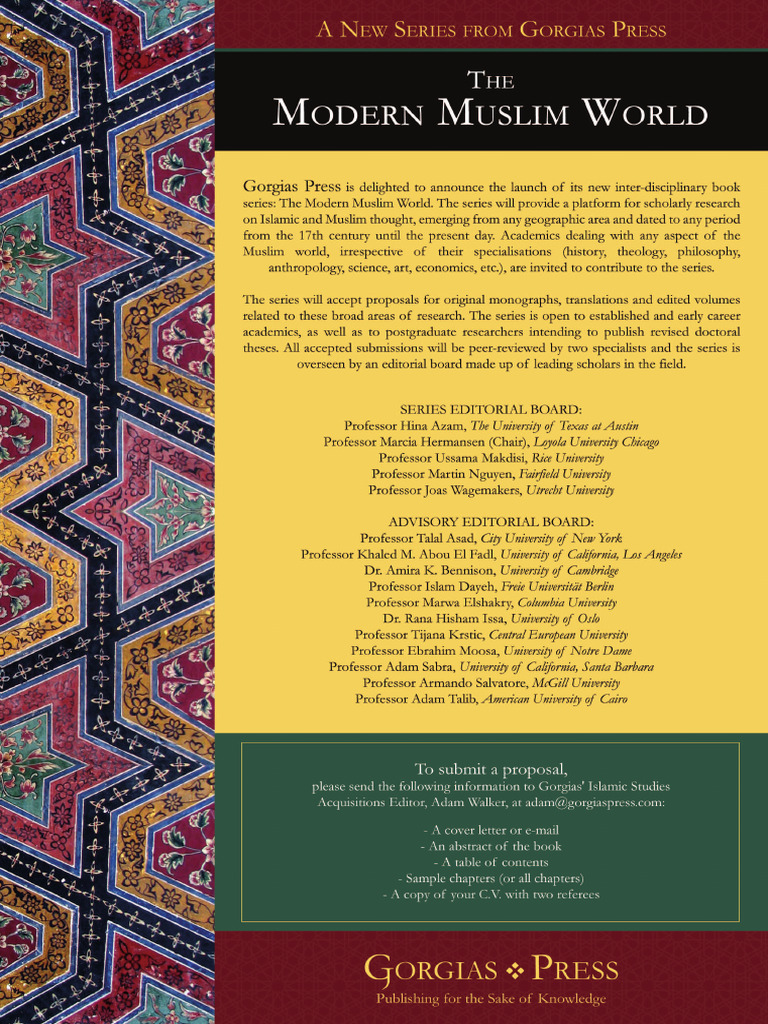 New Book Series The Modern Muslim World | PDF