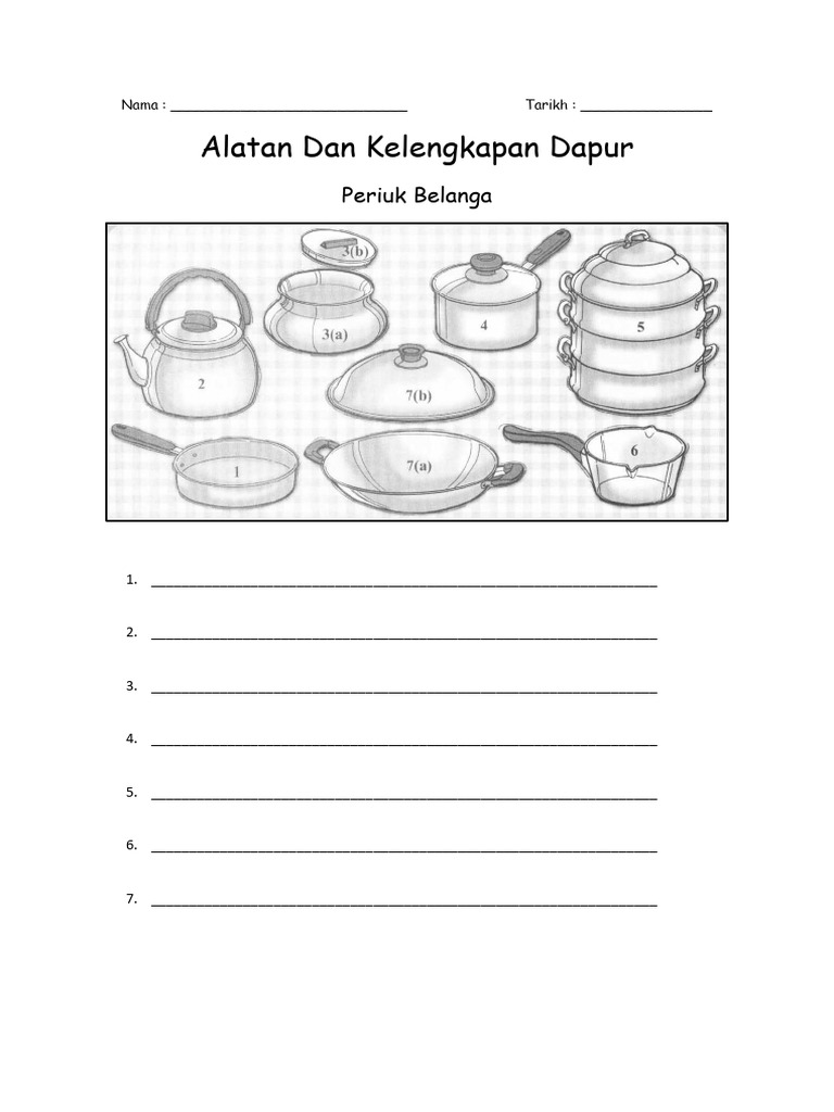 Alatan Memasak | PDF
