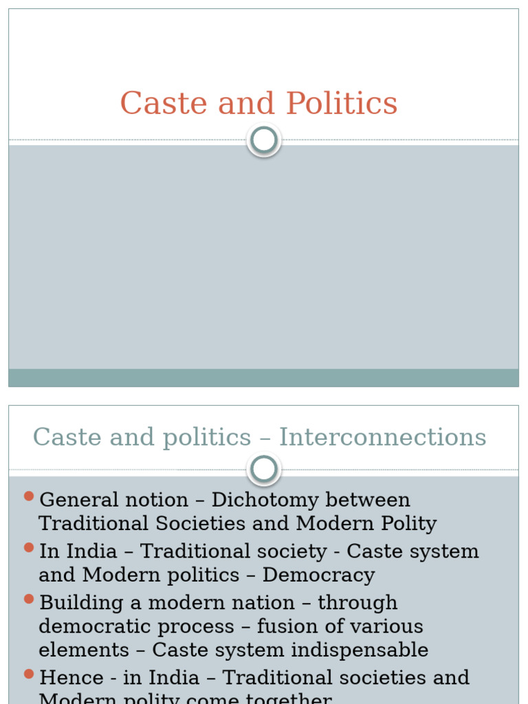 Caste and Politics | PDF | Caste | Democracy