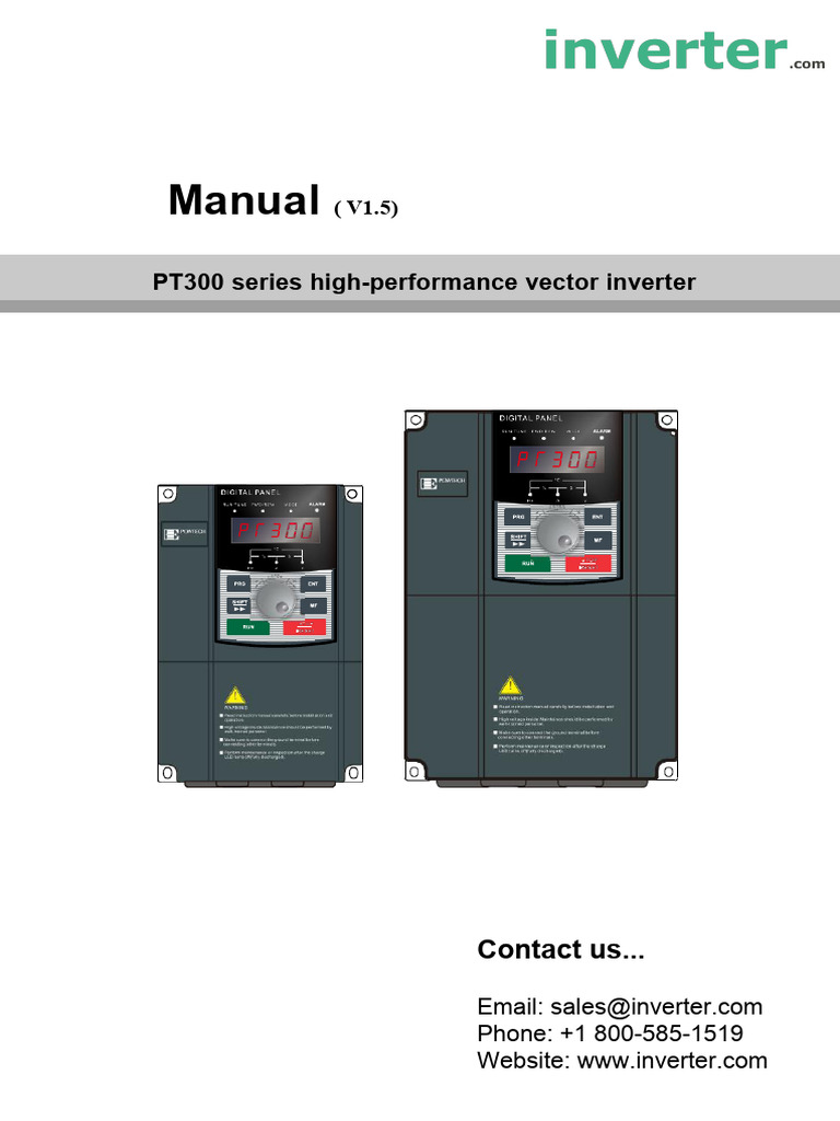 Solar Pump Inverter User Manual | PDF | Power Inverter | Power Supply