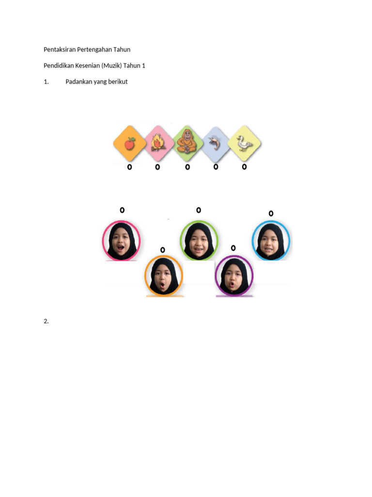 Pentaksiran Pertengahan Tahun 2 | PDF