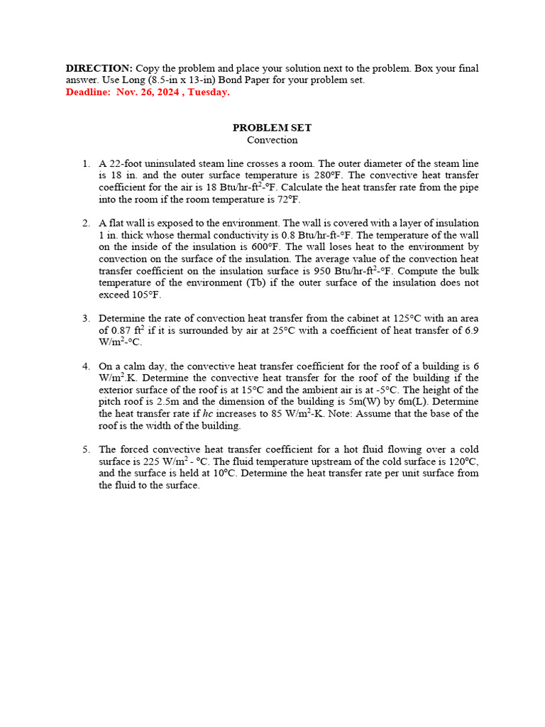 Engineering Heat Transfer Problems | PDF | Heat Transfer | Thermal Insulation