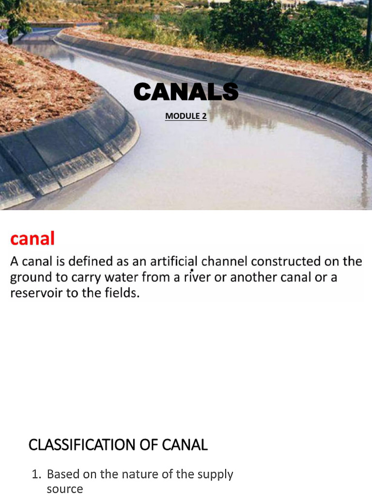 CANALS | PDF