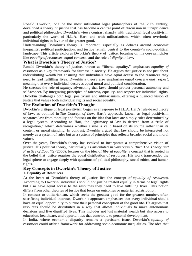 Ronald Dworkin | PDF