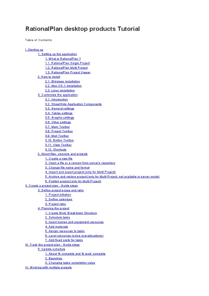 Rational Plan Desktop Products Tutorial | PDF | Installation (Computer ...