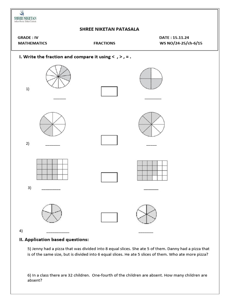 G4 Math WS 15.11.24 | PDF