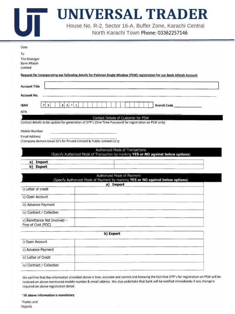 PSW Helpline and Profile Update Info | PDF