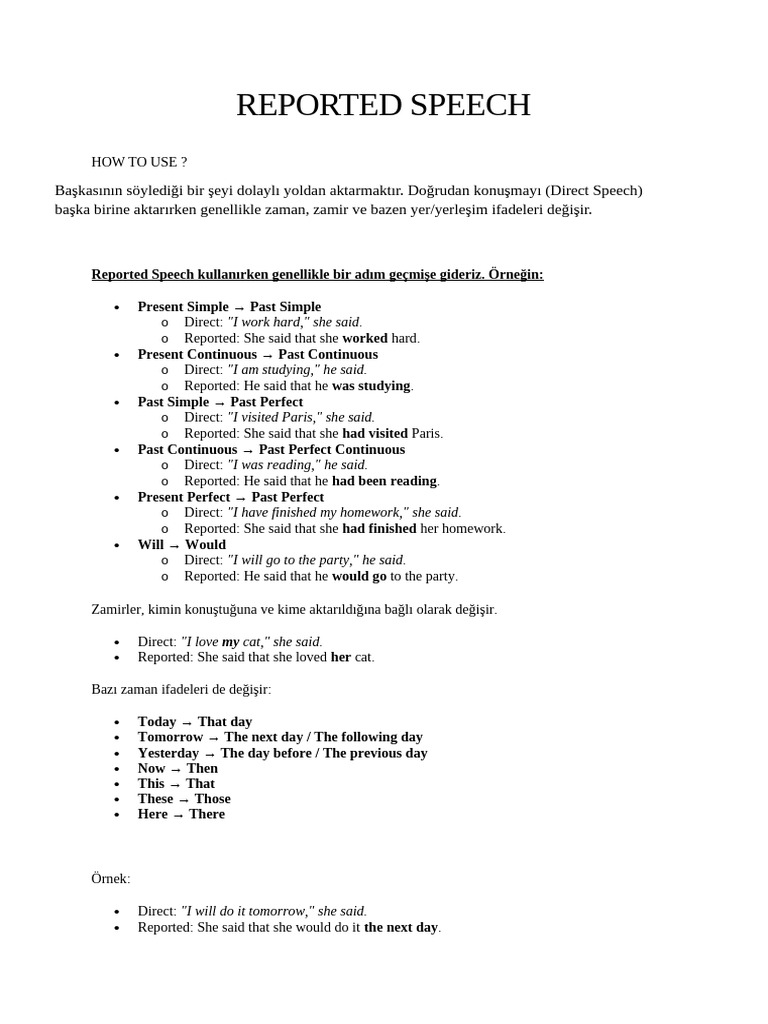 Reported Speech | PDF | Semantic Units | Linguistics