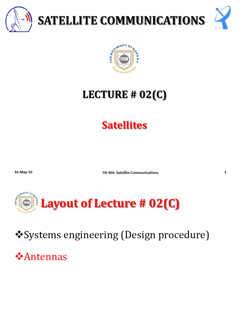 Lecture 02 (C) | PDF | Antenna (Radio) | Reliability Engineering