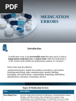 Medication Errors PPT 1 | PDF | Medical Error | Chemistry