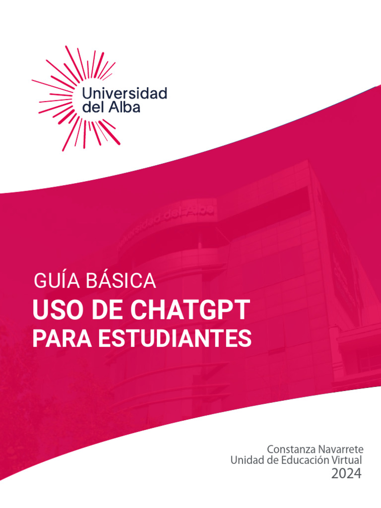 Guía De Uso De Chatgpt Para Estudiantes Pdf Inteligencia Artificial
