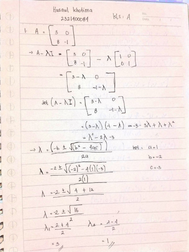 UAS Aljabar Linear | PDF