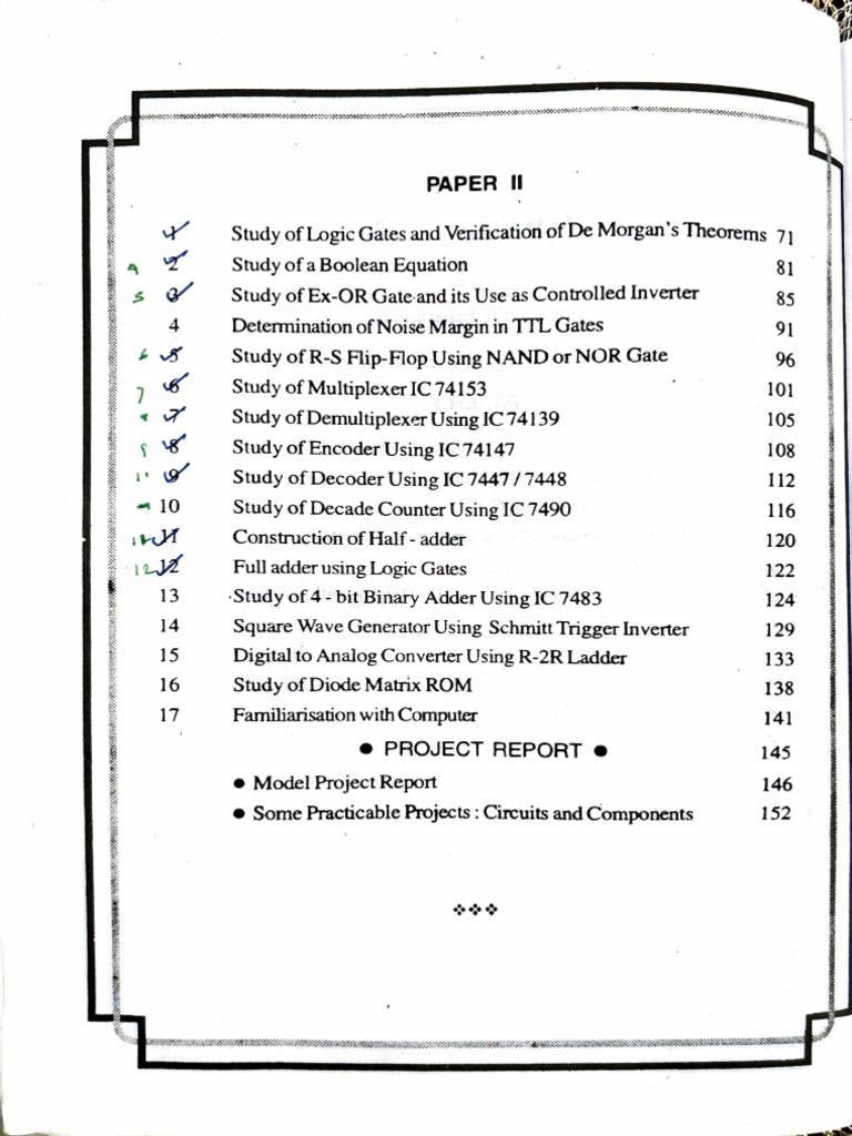 ES Paper 2 Experiments | PDF | Logic Gate | Electrical Circuits