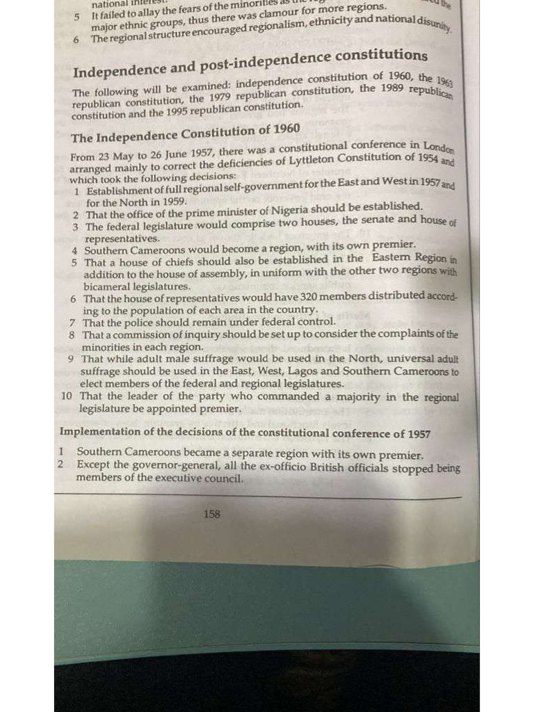 Difference Between Constitutions | PDF