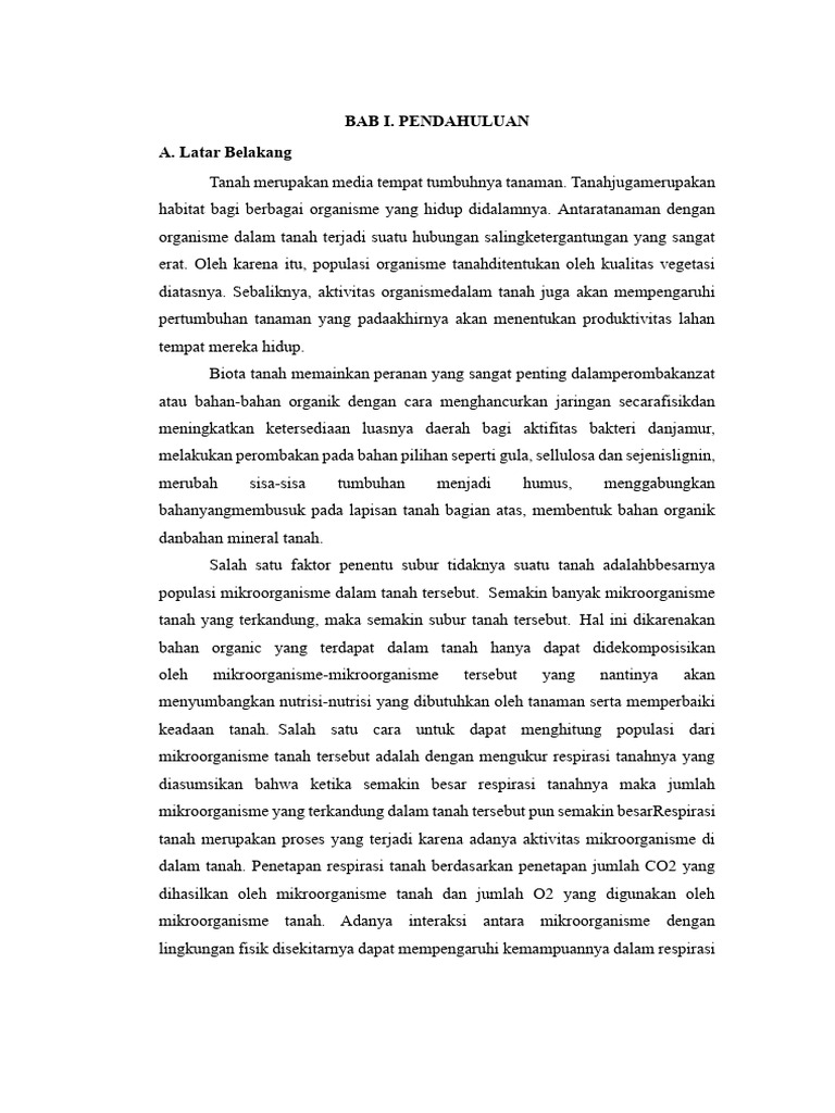 Biotan C Respirasi Tanah | PDF