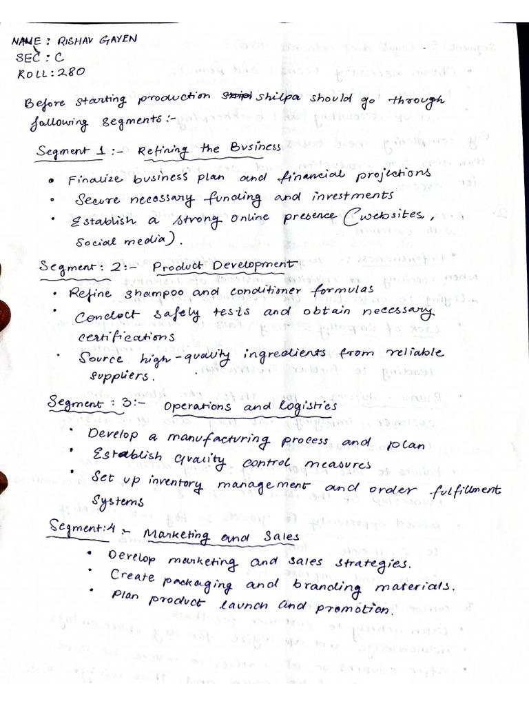 Entrepreneurship Assignment | PDF