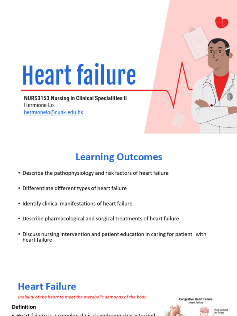 Heart Failure: Nursing Interventions & Treatments | PDF | Heart Failure ...