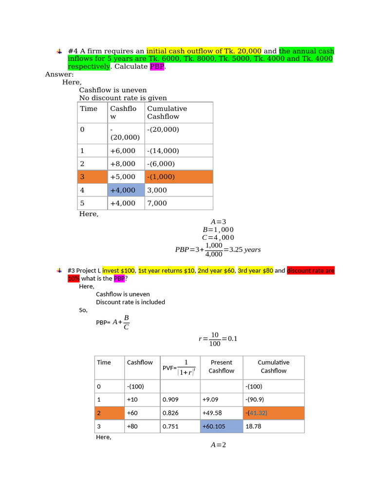 CE 401 - CH-8 BPB NPV Math | PDF | Net Present Value | Capital Budgeting