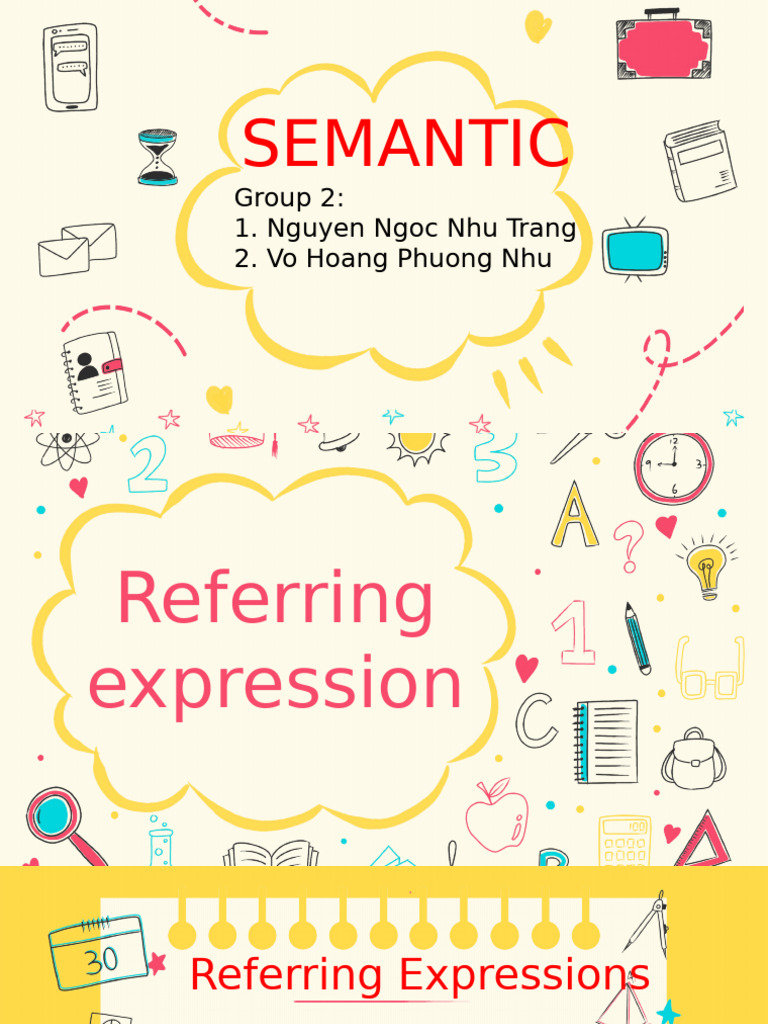Referring Expression | PDF | Subject (Grammar) | Predicate (Grammar)
