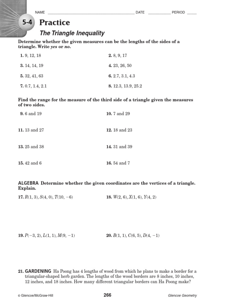 The Triangle Inequality | PDF