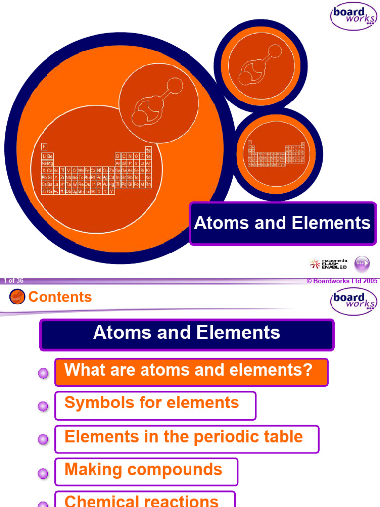 Atoms and Element | PDF | Chemical Compounds | Chemical Elements