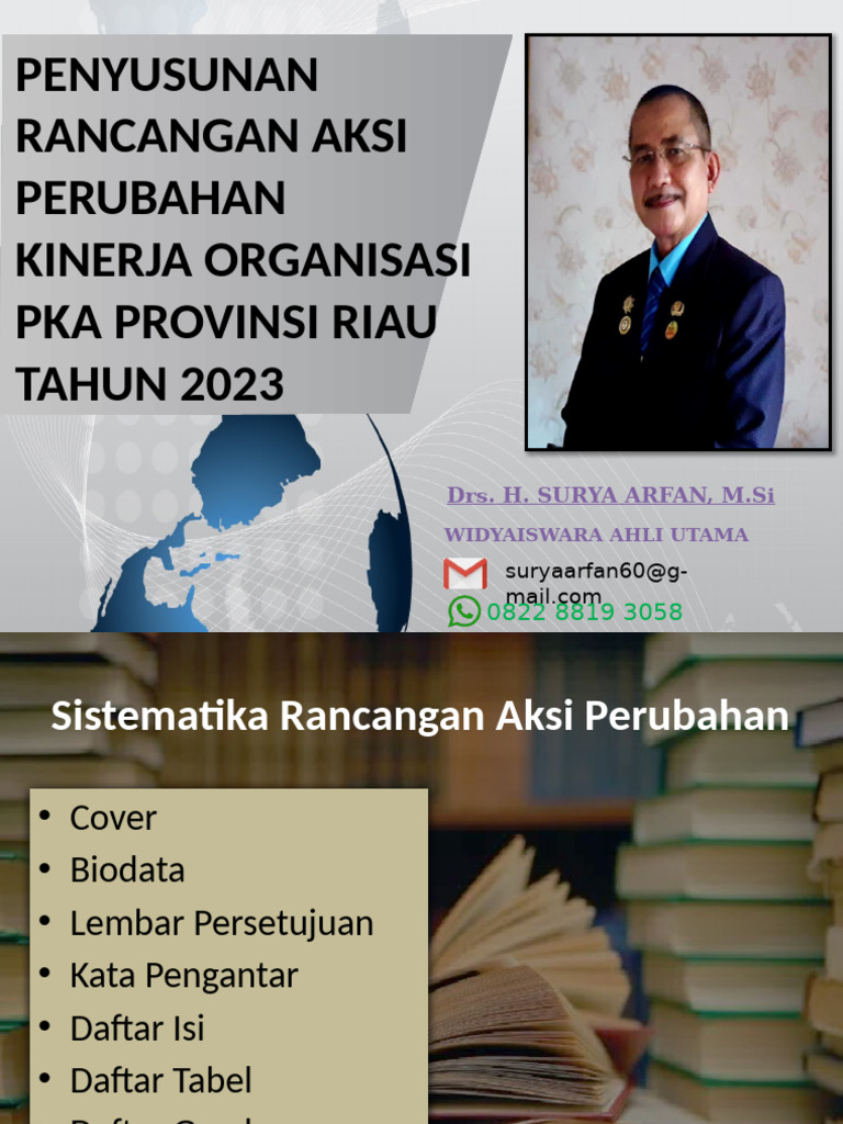 02, Sistematika Rancangan Aksi Perubahan PPT Fix2 | PDF