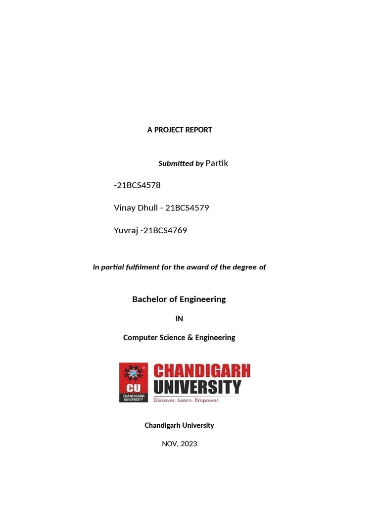 AML Project Report Final Practical Exam | PDF | Usability | Artificial ...