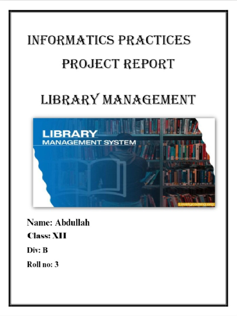Final Updated Library Management | PDF | Python (Programming Language) | Computer Programming