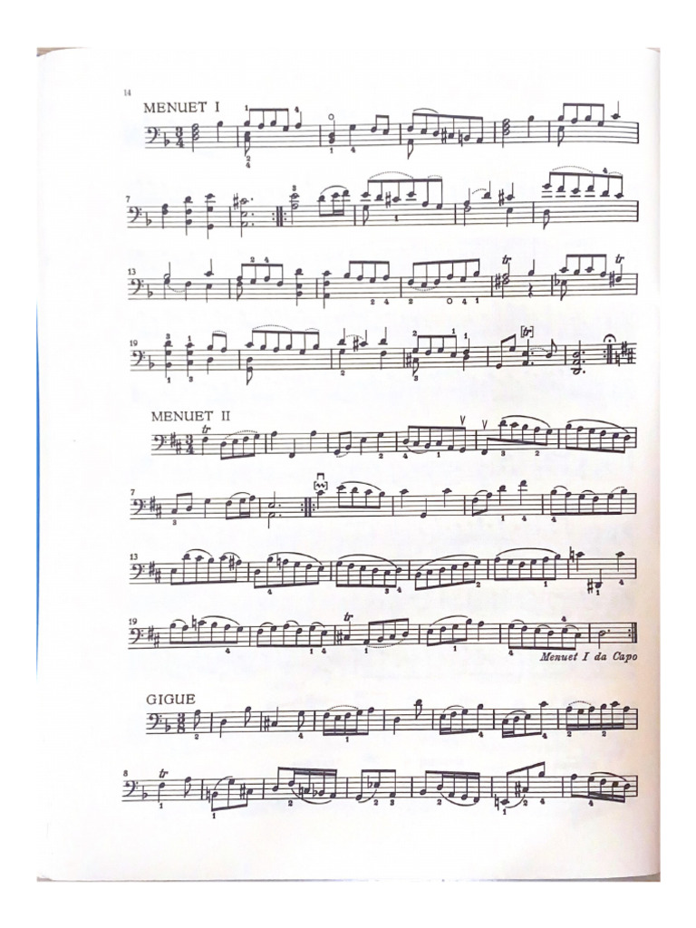 Menuet I | PDF