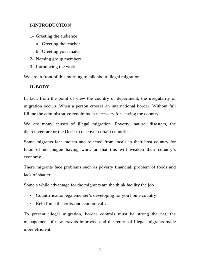 Exposé Anglais | PDF